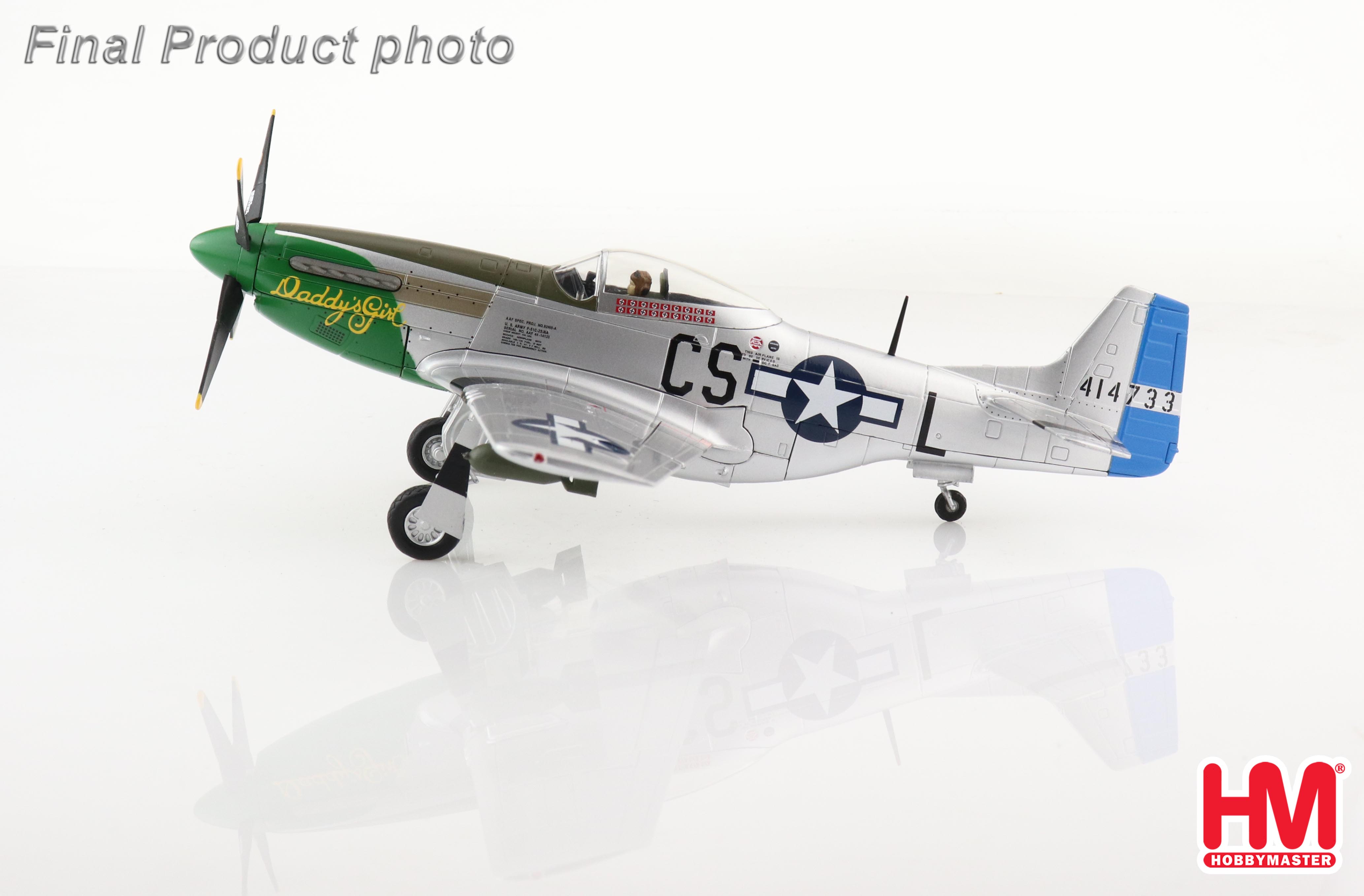 P-51D Mustang "Daddy's Girl" flown by Major Ray Wetmore, 370th FS, 359th FG, East Wretham ...